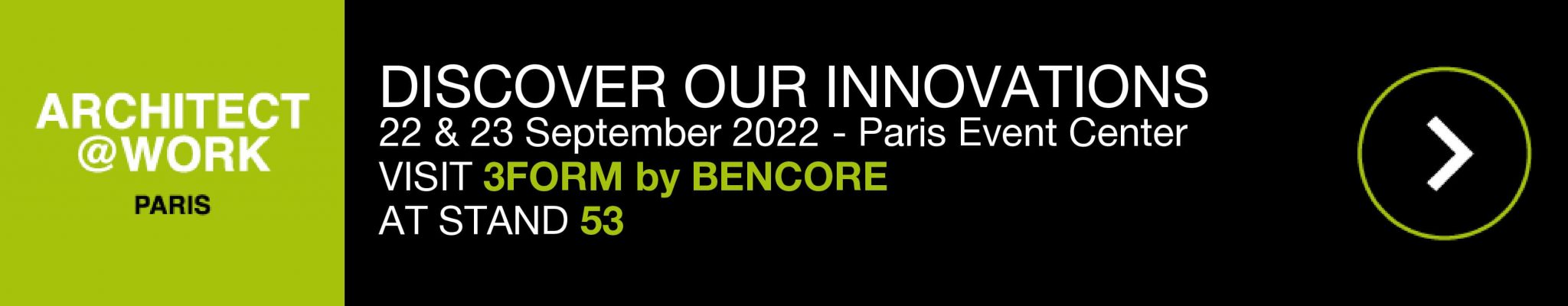 Bencore at the upcoming Architect at Work in Paris - Bencore